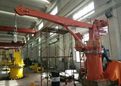 China Hydraulische Mariene Dekkraan 3T 4M het Stijve Zwenkende Ontwerp van het Boomvoetstuk Te koop