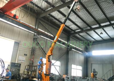 Cina Piccola gru idraulica di Marine Pedestal Mounted Telescopic Boom in vendita