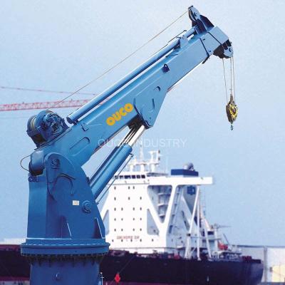 Cina 7t Marine Telescopic Boom Crane Hydraulic con le componenti internazionali di marca in vendita