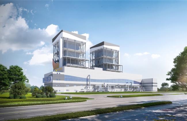 Completed steel structure building