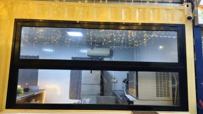 China Invisible Mechanism Folding Window Creating Illusion of Floating Glass Panels in Modern Interiors for sale