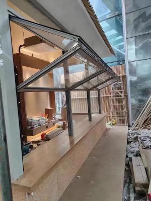 China DERCHI Bifold-Fenster mit Schwung-Offenstil und Doppelfenster gehärtet durchsichtige Glastür für Energieeffizienz zu verkaufen