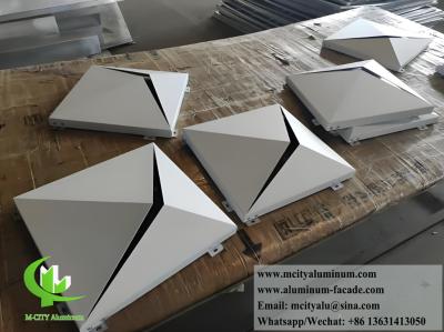 3D Metal Sheet For Wall Cladding Facades System Aluminium Alloy Panel