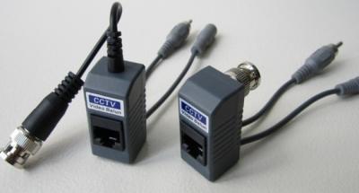 Cina 1 Balun di UTP della macchina fotografica passiva del CCTV di Manica video con audio in vendita