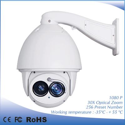中国 2.0 Megapixel 30xの光学ズームレンズ レーザーPTZ IPのカメラは、300m IRの範囲を支え、自動追跡を支えます 販売のため