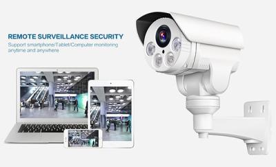 中国 自動的に10X光学ズームレンズが付いている赤外線ライト60M IRの間隔PTZの弾丸のカメラを制御して下さい 販売のため