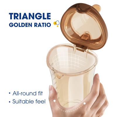 Chine Mamelon décentré moyen 180ml de Flip Cap Baby Bottle PPSU d'écoulement à vendre
