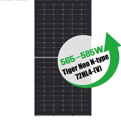 Cina pannello solare 575W 580W 585W mono Perc Double Glass Module Bifacial di 565W 570W Jinko in vendita
