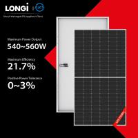 cellules photovoltaïques transparentes du panneau solaire 555W 560W de 540W 545W Longi pour le dessus de toit