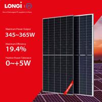 Demi panneau solaire bilatéral mono PERC 350W 355W 370W 375W 380W de panneau solaire de Longi de coupe