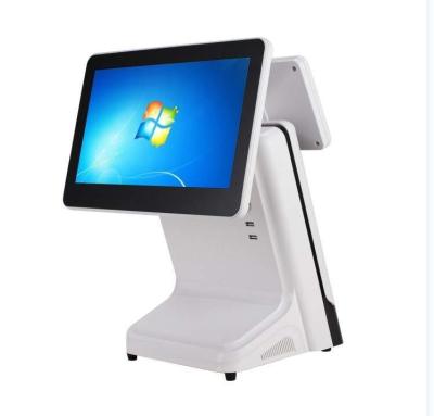 中国 15.6インチ HD インテル セレロン コーア i3 i5 タッチスクリーン オールインワン POS システム 内蔵 プリンター 販売のため