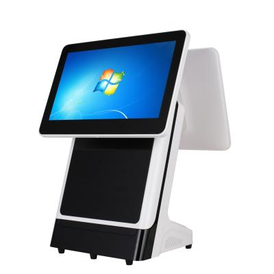 Cina Corei3/i5 CPU Retail POS Systems con schermo principale da 15,6' e display LED/VFD per il cliente in vendita