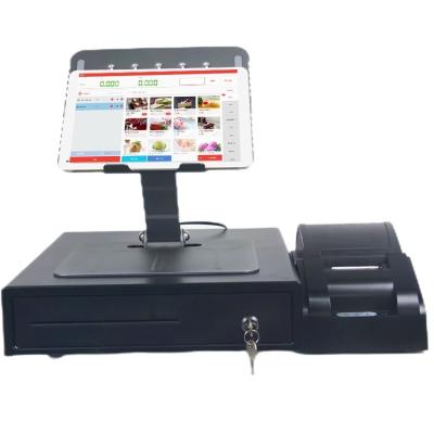 Cina Macchina POS tablet pieghevole con display IPS da 9,7 pollici e cassetto per la vendita al dettaglio in vendita