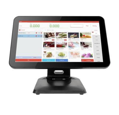 Cina 15 pollici / 15,6 pollici doppio touch screen Ristorante cassa registratore macchina per il mercato al dettaglio in vendita