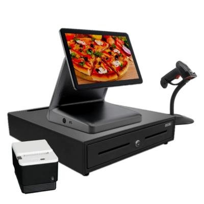 Cina Fast Food POS 15.6 pollici Full HD touch screen con visualizzazione del cliente e secondo display in vendita