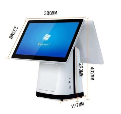 Cina Terminal POS 880P cassa con display principale da 15,6' e display LED/VFD per il cliente in vendita