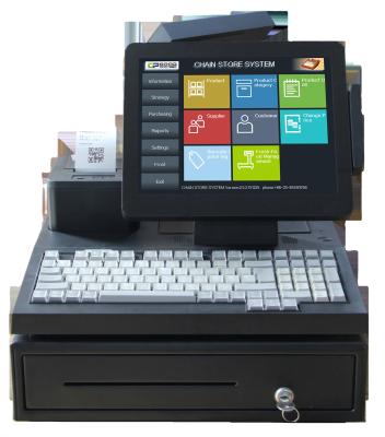 Cina Terminal della cassa registrativa all-in-one con stampante termica integrata da 58 mm e display da 12,1''/14' in vendita