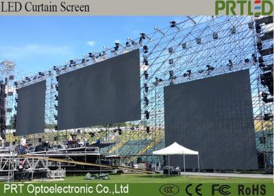 Cina Immagini di video eleganti ultra leggere di sostegno dello schermo P8.928 della tenda della fase del contesto LED in vendita