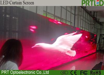 Cina Schermo flessibile dell'interno della tenda di pubblicità P12.5 LED con alta trasmissione leggera in vendita