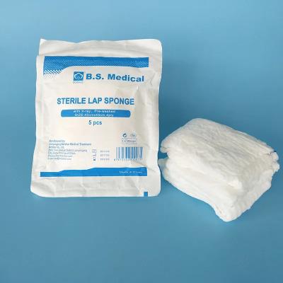 Chine Éponge de poitrine chirurgicale à usage unique en coton 100% non stérile 18*18