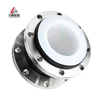 China EPDM/NBR/NR/FKM Single-Ball Flexible Rubber Joint with PTFE Lining, Stainless Steel Flange Connection, Suitable for Pressure Applications in Construction Projects for sale