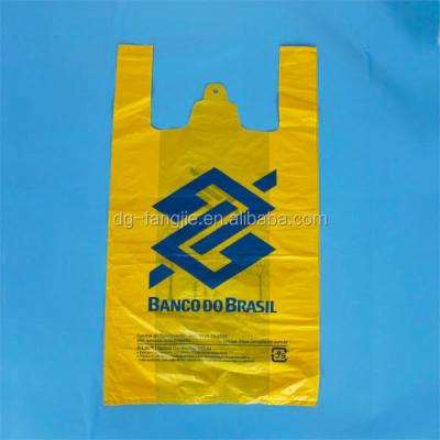 Cina Factory Customized PLA Biodegradable T-shirt Bags Biodegradable Plastic Packaging Packaging BIODEGRADABLE PBAT D2W EPI 100% Cornstarch in vendita