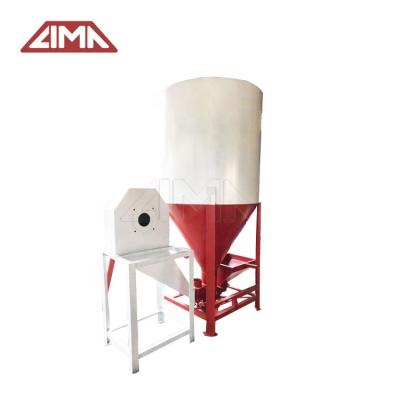 China Poultry animal feed processing machine 1000kg/batch small animal feed poltry grinder and vertical blender price poultry feed mixer and grinder for sale