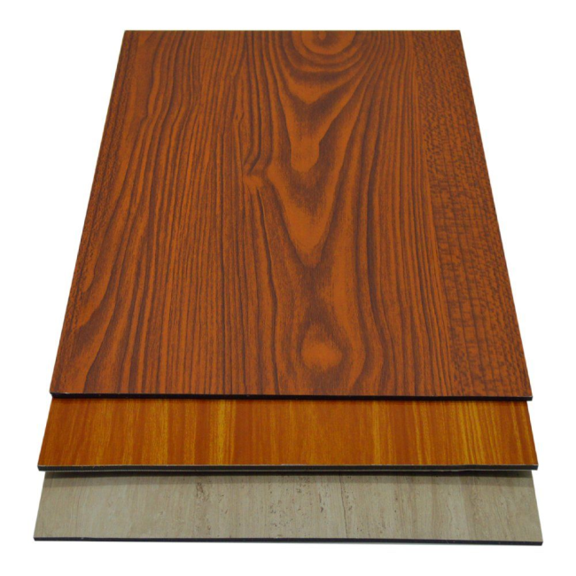 anti-scratch wood finish aluminum composite panel