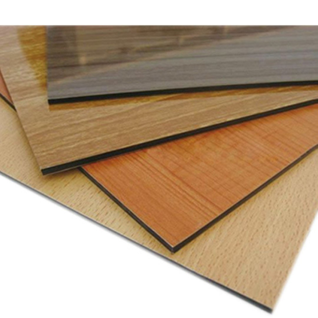 wood grain aluminum composite panel