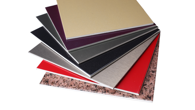 Fire rated aluminum composite panels for building facades, interior decoration and commercial projects. Factory direct supply with consistent surface finish, durable aluminum skins, custom colors and stable bulk delivery for Southeast Asian projects.