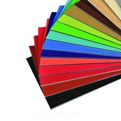 China Panel compuesto de aluminio PVDF para publicidad y señalización, con un grosor de 4-6MM, para remodelaciones de edificios, con una longitud de hasta 5900mm y más de 30 opciones de color en venta