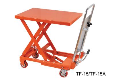 Cina Carrello idraulico portatile della Tabella di ascensore di forbici, Tabella di ascensore resistente TF15 TF15A in vendita
