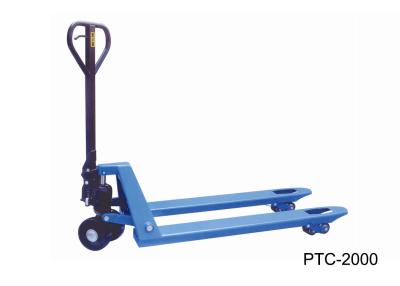 Cina Camion di pallet idraulico della mano blu con capacità tedesca della pompa 2000Kg 2500Kg di stile in vendita