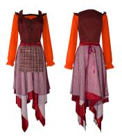 Gender-Neutral Cosplay Costume for Witch Carnival Party Halloween Performance