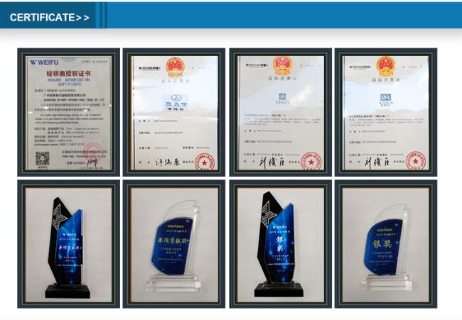 Product certification for DLLA 145P1024 nozzle