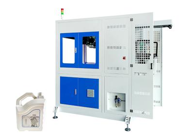 China High Precision Empty Bottle Mold Labeling Machine With Robotic Bottle Gripper for sale