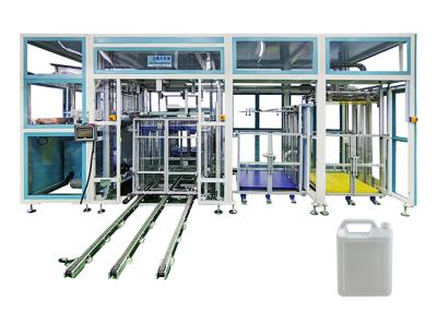 China Fully Auto Plastic Empty Bottle Palletizer For Beverages Cosmetics Chemicals Bottles for sale