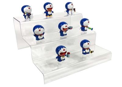 China 3 Tier Acrylic Display Rack , Acrylic Counter Display Stands Good Chemical Resisdence for sale