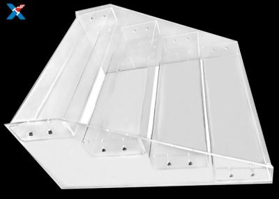 China clear Acrylic Display Stands for Maternal and Child Shop Supermarket Convenience Store Snacks Shelf Trapezoidal for sale
