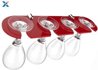 China Eco - Friendly Acrylic Display Rack Straight Acrylic Wine Glass Holder Non - Toxicity for sale