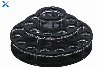 China Round Acrylic Wine Glass Rack , Perspex Wine Rack Environmentally Friendly for sale