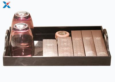 China Eco - Friendly Acrylic Display Case Hotel Washing Acrylic Serving Tray for sale