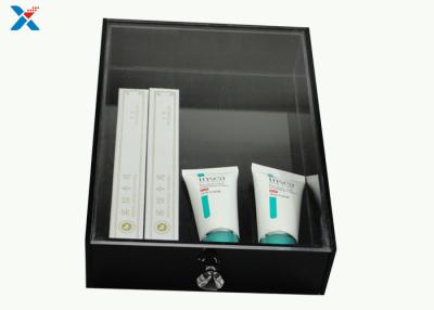 China Custom Square Acrylic Tray , Hotel Toiletries Acrylic Display Tray Durable for sale