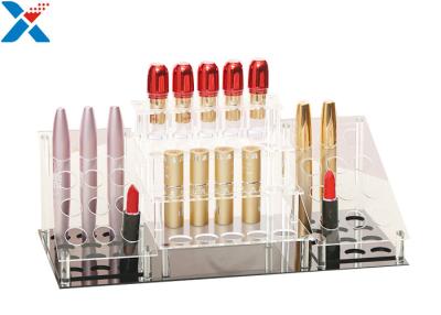 China Custom Acrylic Display Stands Pmma Lipstick Display Holder Plexiglass Lip Gloss Display for sale
