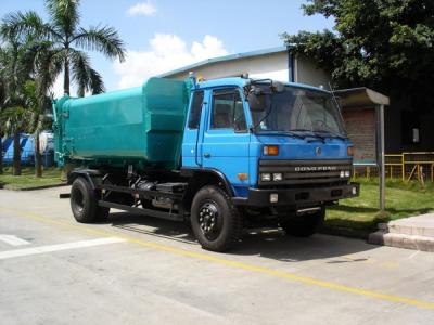 China Camión de basura desprendible de 8CBM Euro3 Dongfeng EQ5140Z, camión de Euro3 Dongfeng, basura de Dongfeng en venta
