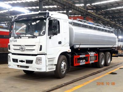 China Petrolero del combustible 20CBM, camión del depósito de gasolina del Tri anillo 20T, camiones del depósito de gasolina 6x4 en venta