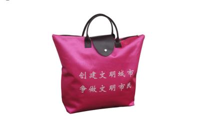 Cina Riscaldi la stampa della borsa di totalizzatore di rotolamento rosa di Oxford per la promozione di mostra in vendita