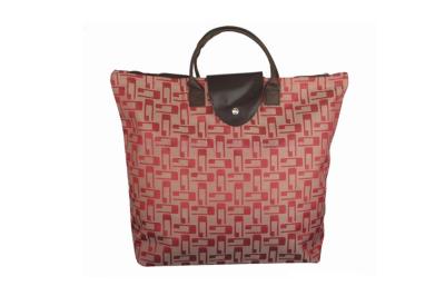 Cina Borsa di totalizzatore piegante riutilizzabile di Oxford per il viaggio con la matrice per serigrafia che priting in vendita