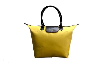 Cina Il giallo leggero ha colorato la borsa di totalizzatore piegante di Oxford con stampa del riscaldamento in vendita