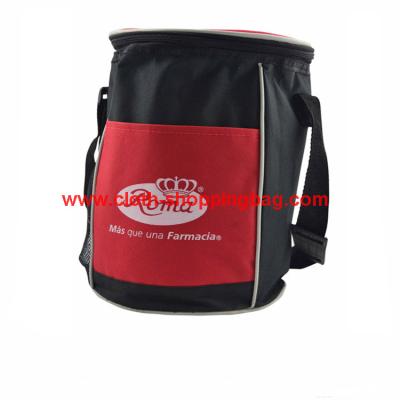 Cina Scatola di pranzo durevole rossa della cima della borsa della spiaggia del dispositivo di raffreddamento di viaggio per l'ufficio in vendita